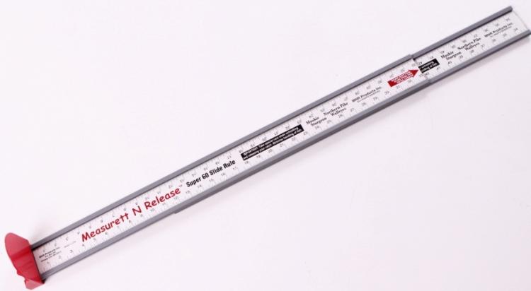 60 inch Super Slide Rule Bump Board by Measurett N Release – Little Jim ...
